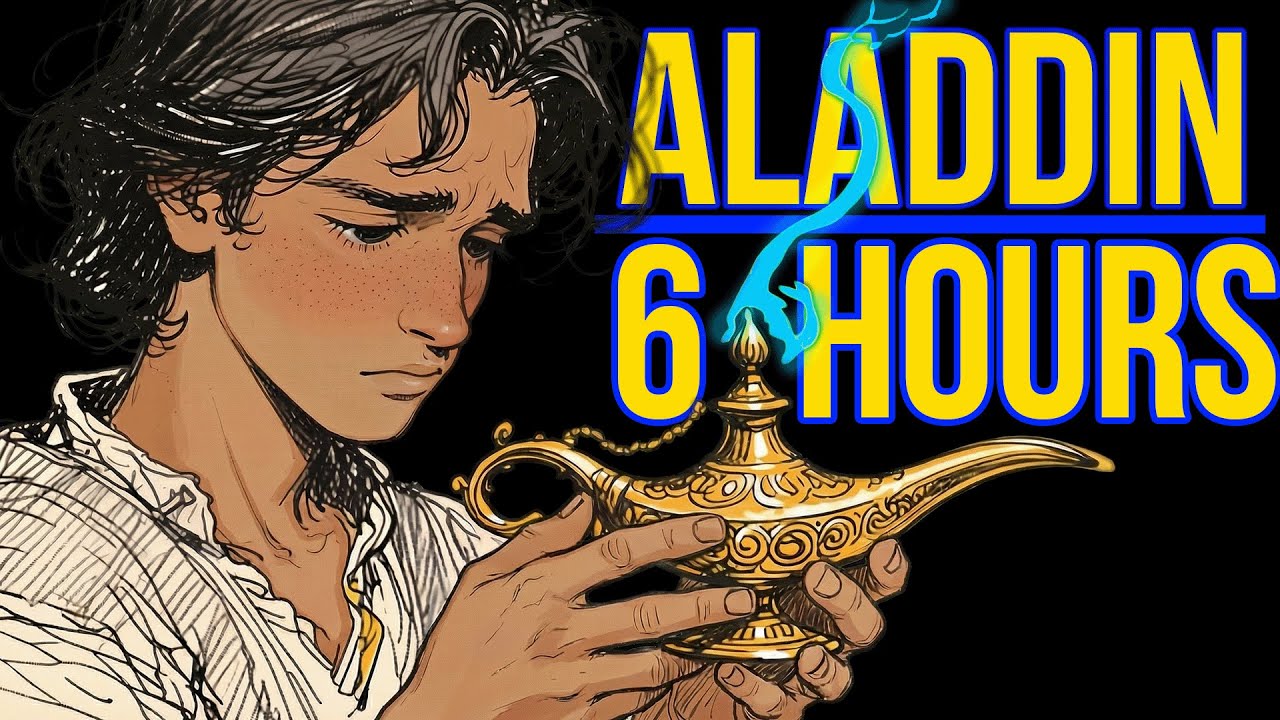 Aladdin FULL STORY For Sleep (ITS DARK) | 6 Hours with Visuals (NO ADS ...