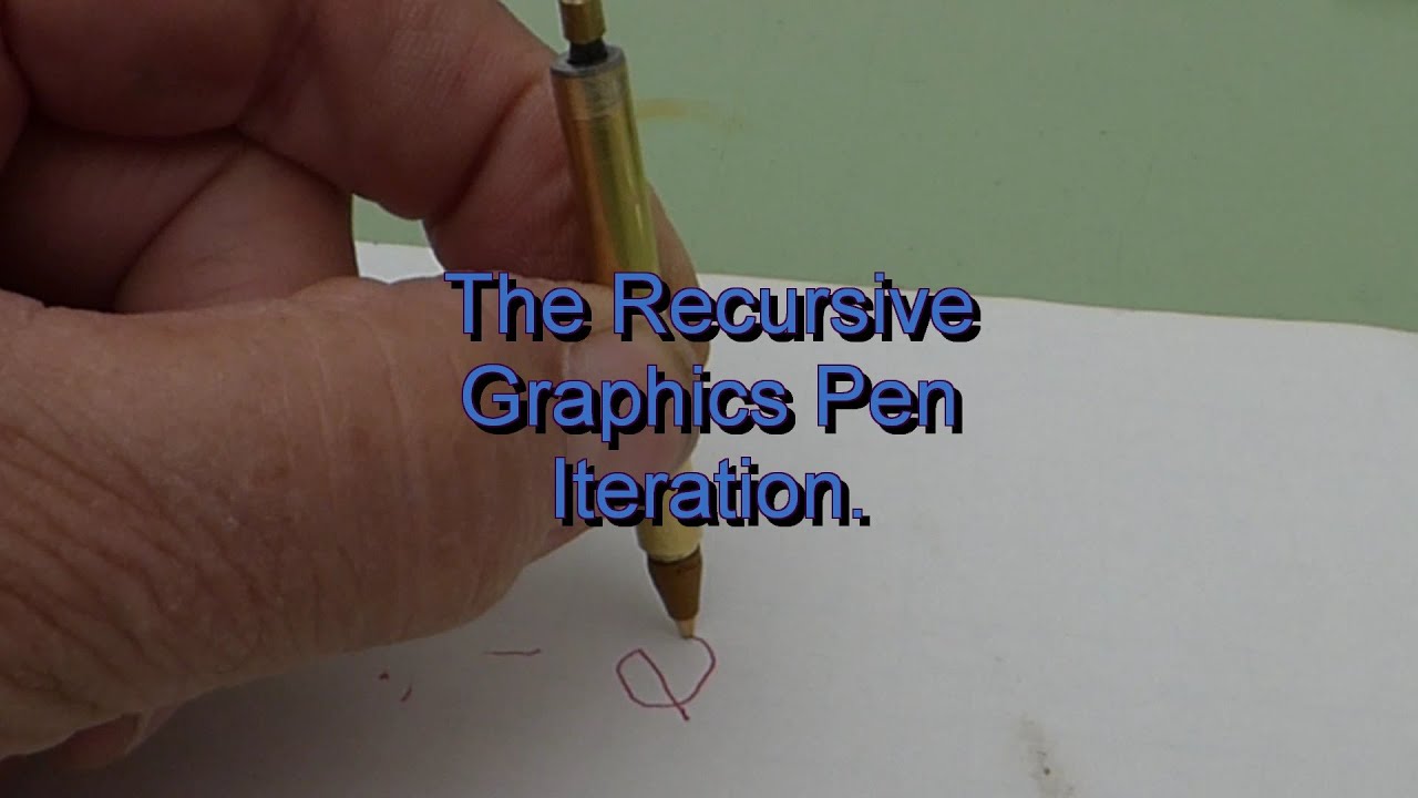 The Recursive Graphics Pen Iteration - YouTube