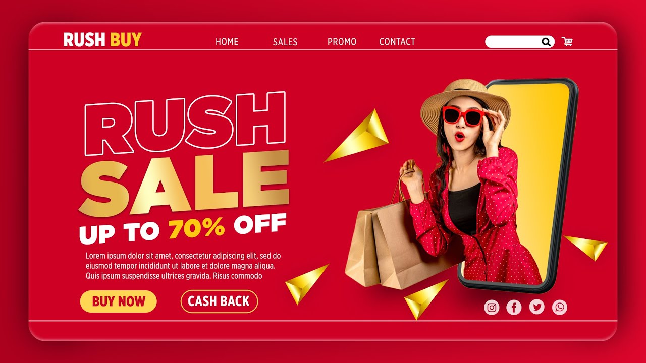 How To Design Trendy Sales UI Concept 2021 - YouTube