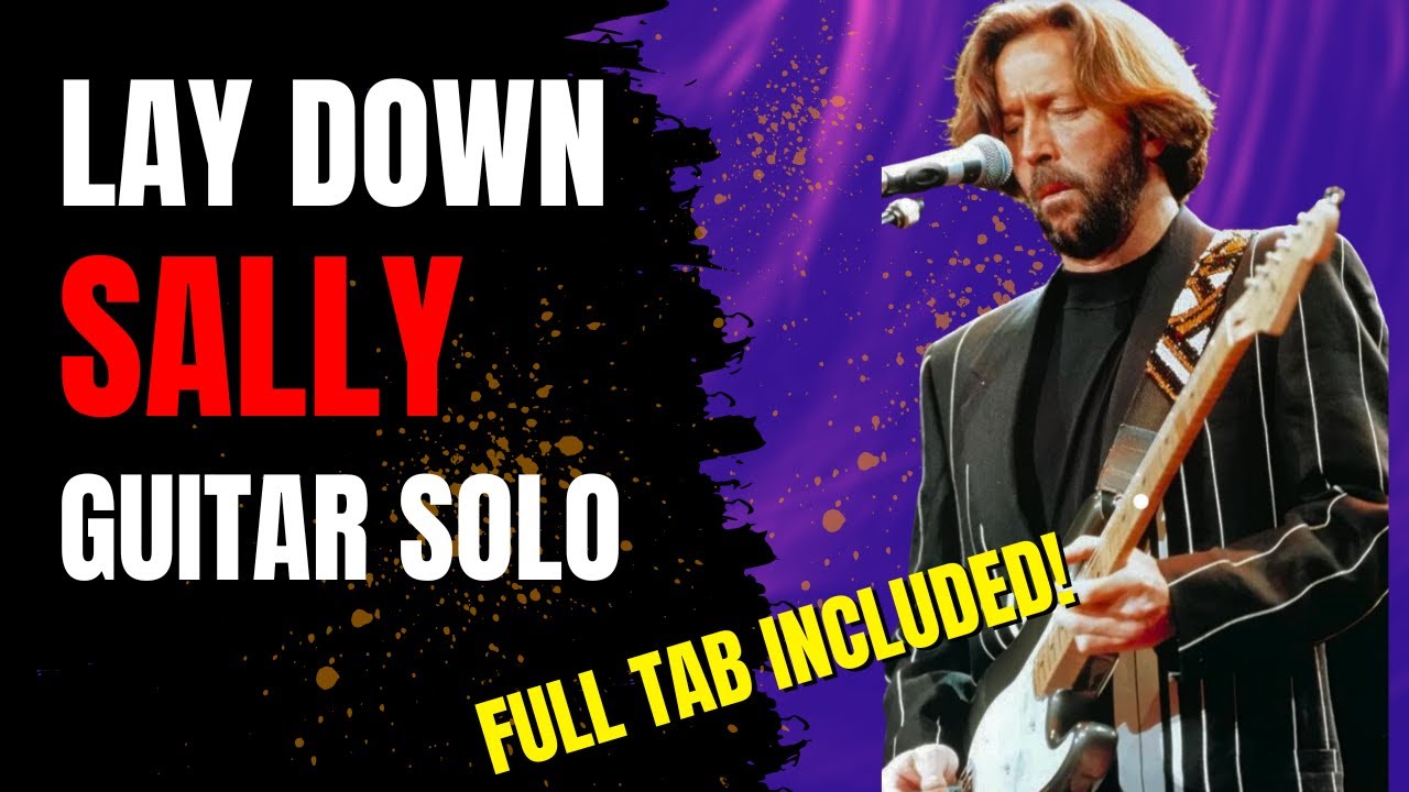 Lay Down Sally Guitar Solo + Free Tab - YouTube
