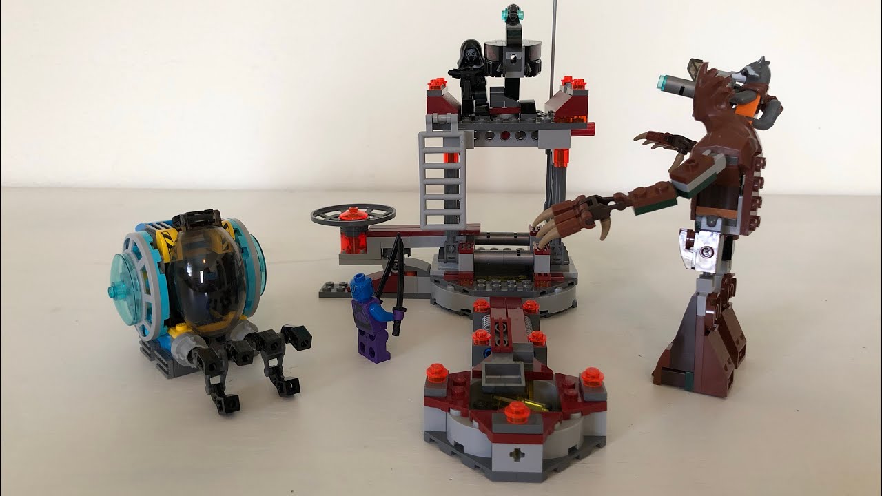 Lego Marvel 76020 Guardians of The Galaxy Knowhere Escape Mission Speed ...