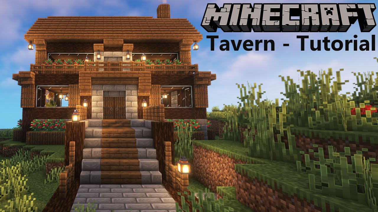 Minecraft Tutorial - Build Tavern - YouTube