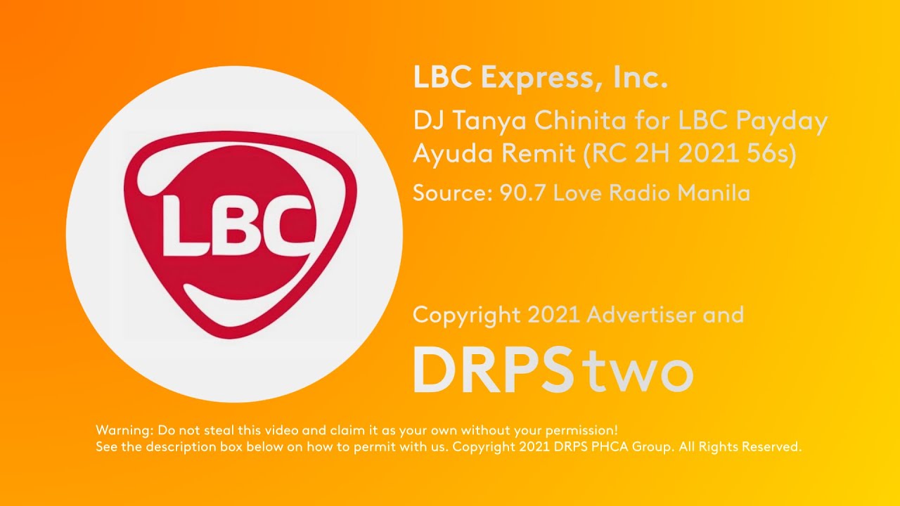 DJ Tanya Chinita for LBC Payday Ayuda Remit (Radio Commercial 2H 2021 ...