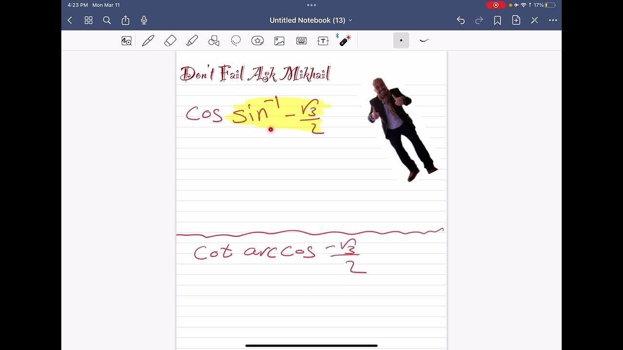 Pre-Calculus - Unit Circle (Inverse Trig) - YouTube