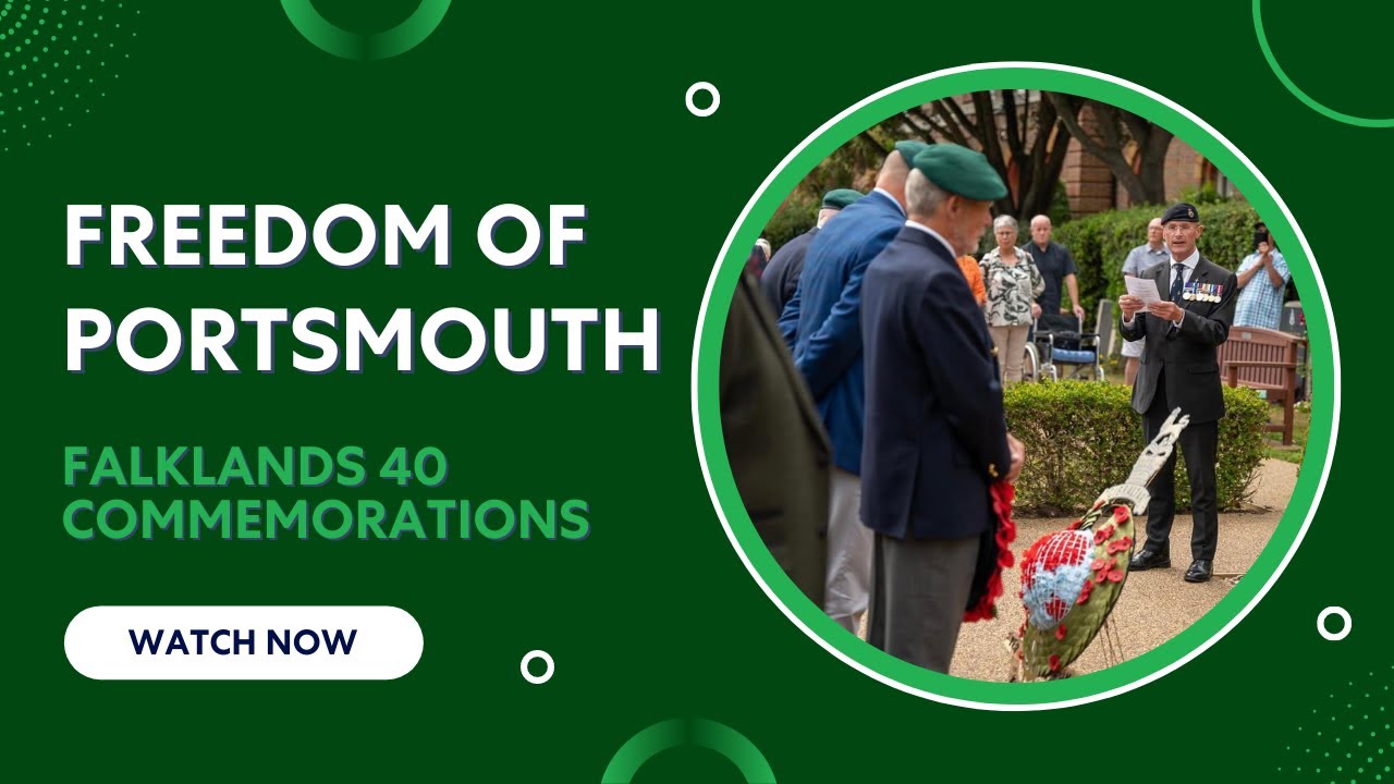 Commemorating the 40th anniversary of the Falklands conflict - YouTube