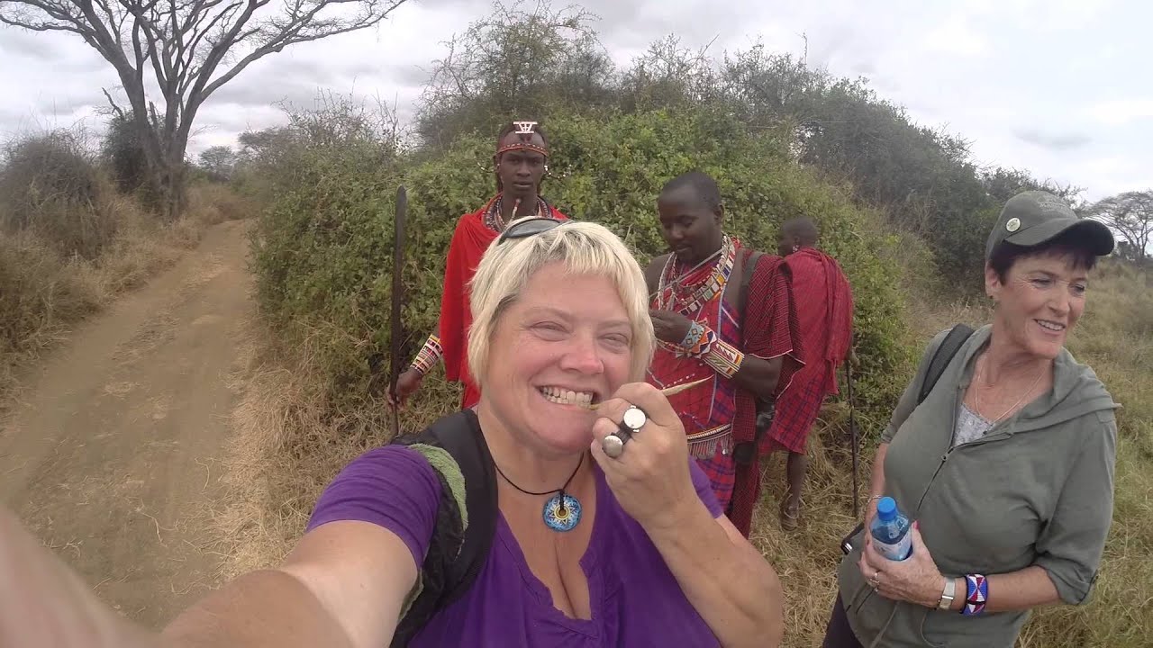 Maasai teeth brushing ... with a bush - YouTube