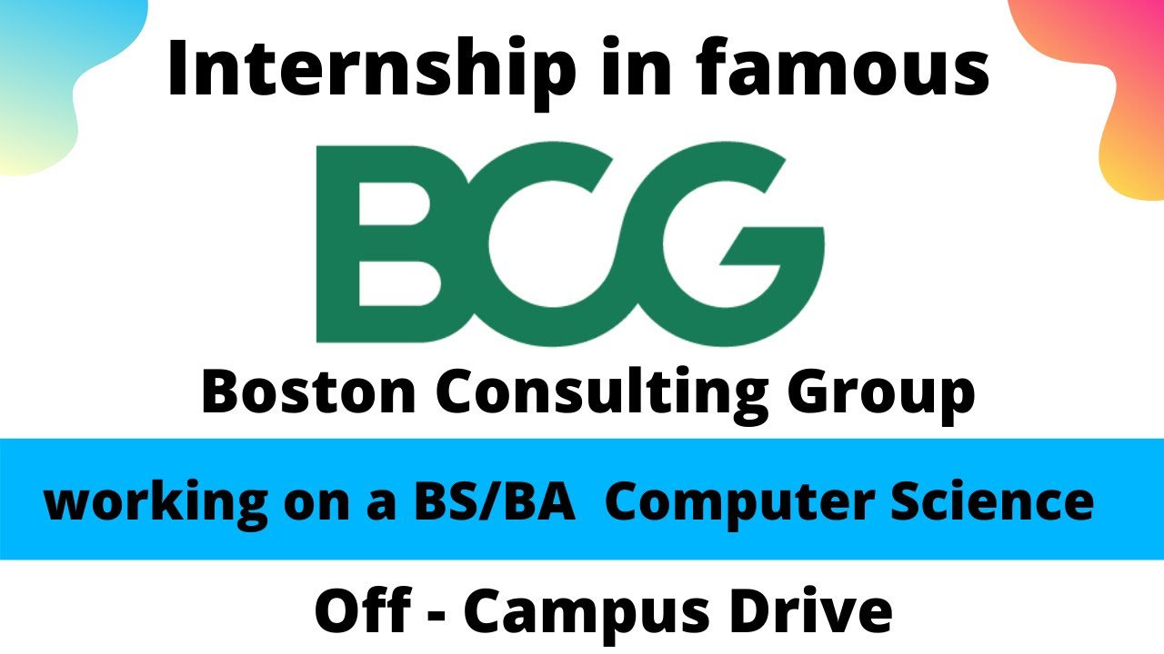 BCG Hiring Intern |BCG off campus recruitment 2021 - YouTube