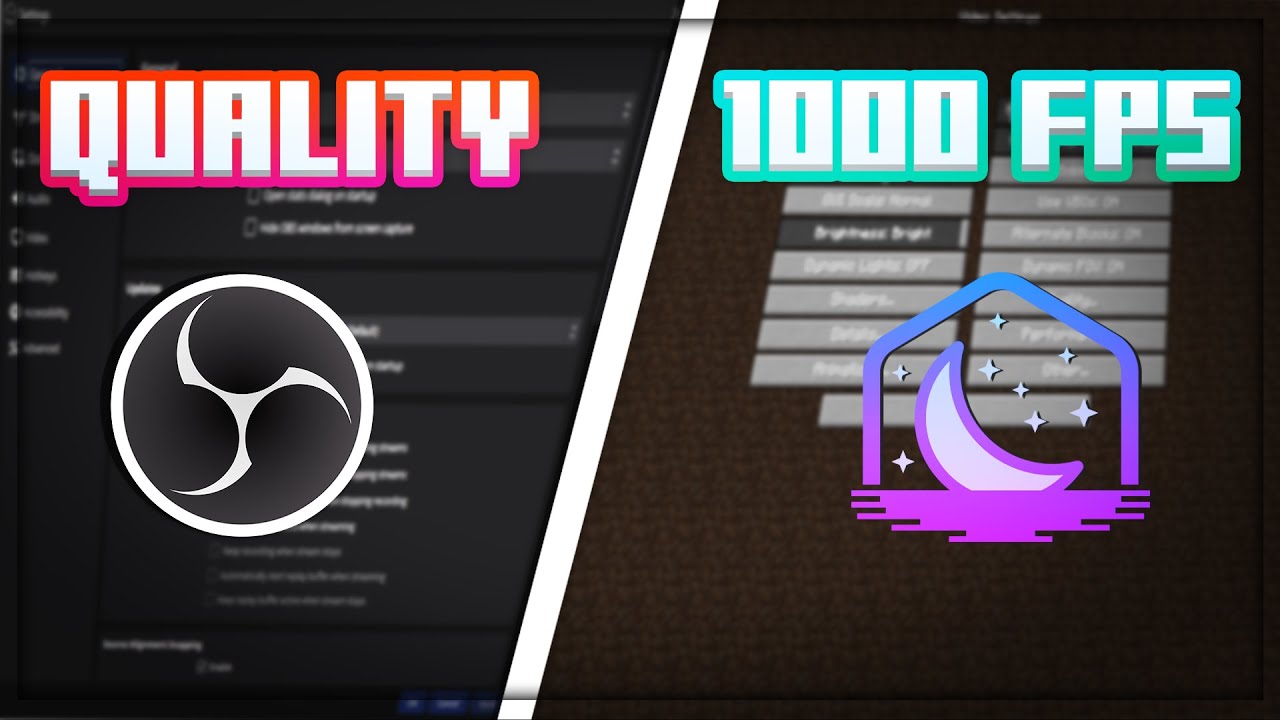 Best OBS and Minecraft Settings | Smoothness and FPS Boost! - YouTube