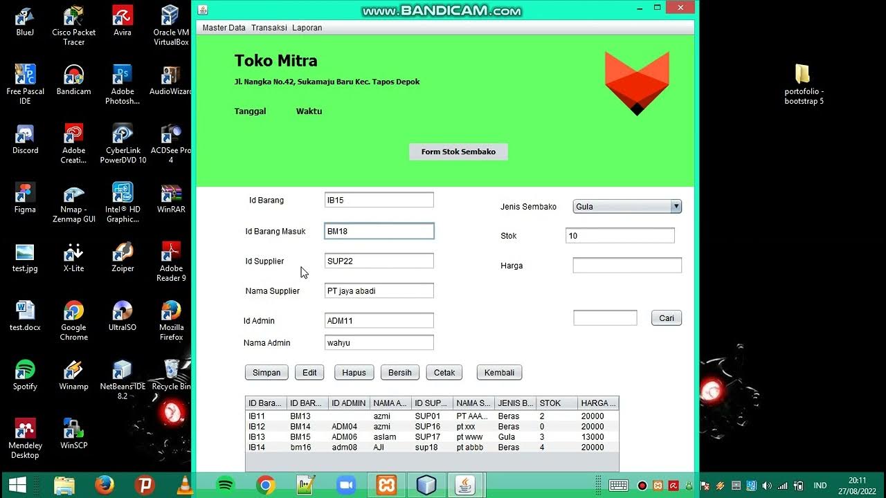 Perancangan Sistem Informasi Penjualan Sembako Menggunakan Java ...