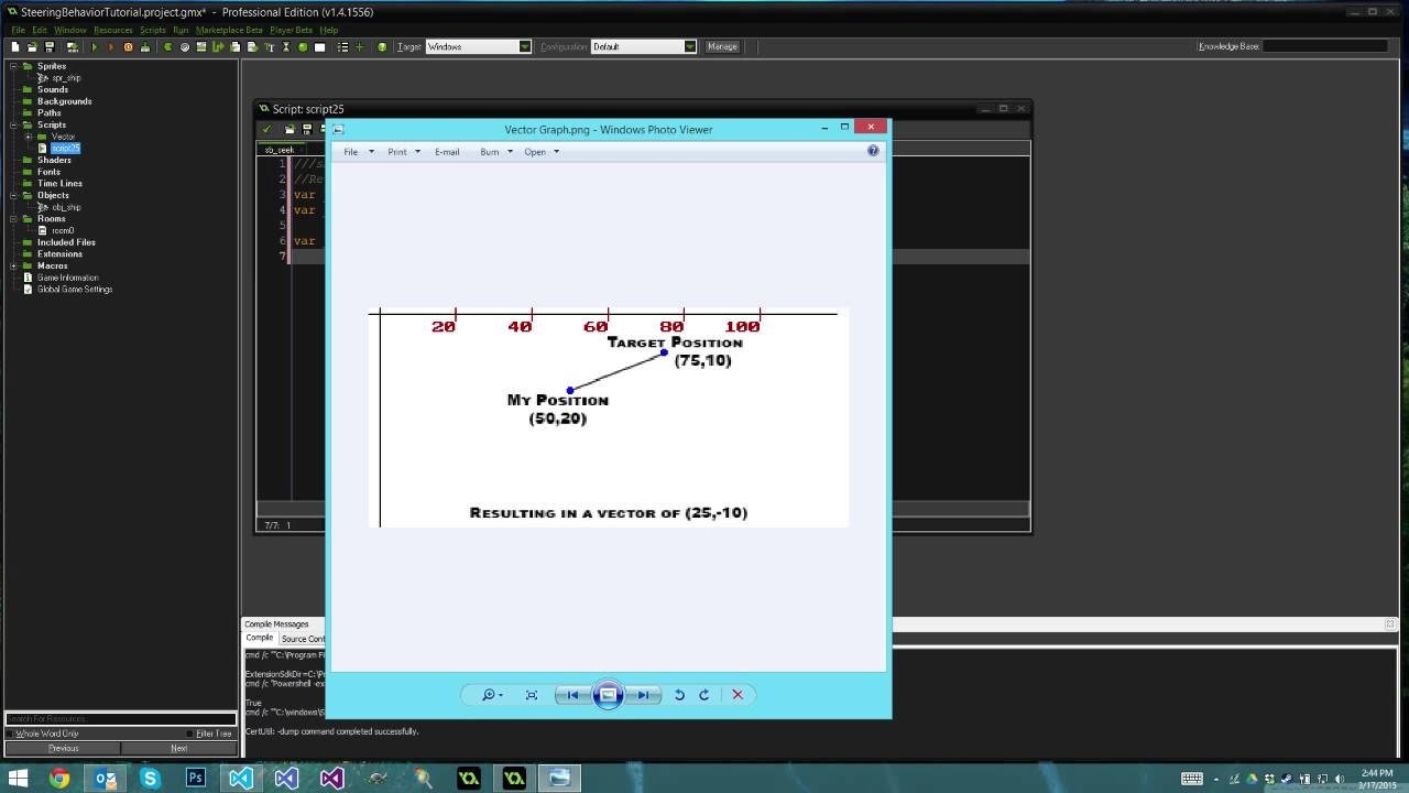 Game Maker Studio: Steering Behaviors Tutorial Part 1: Intro and Seek ...