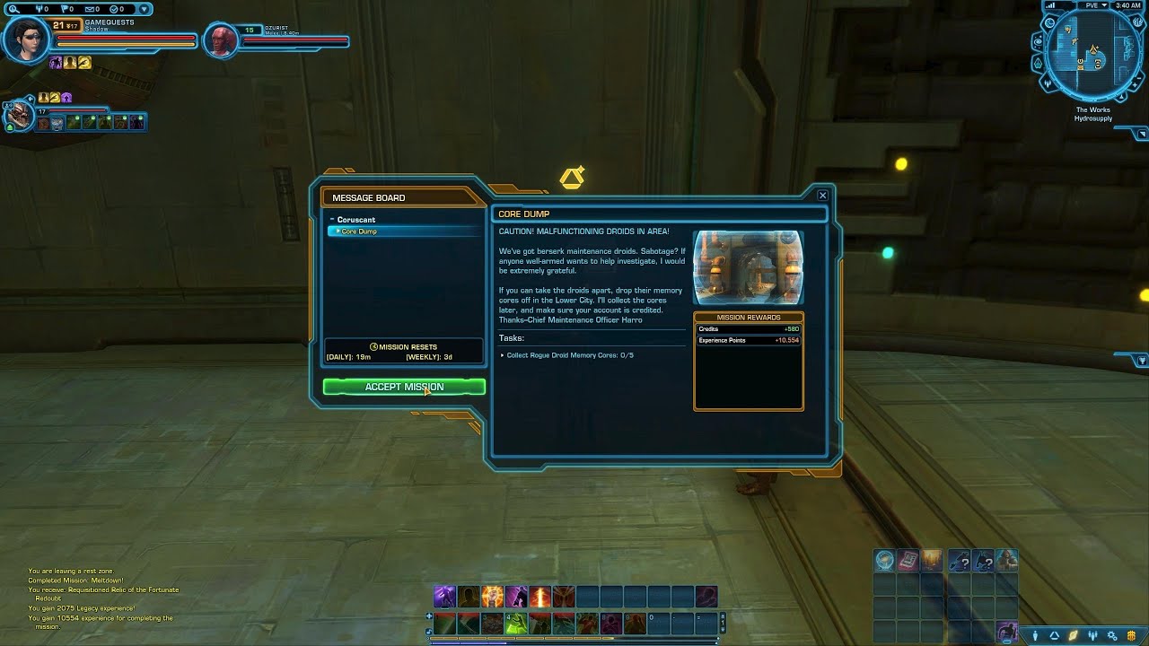 Core Dump | SWTOR - YouTube