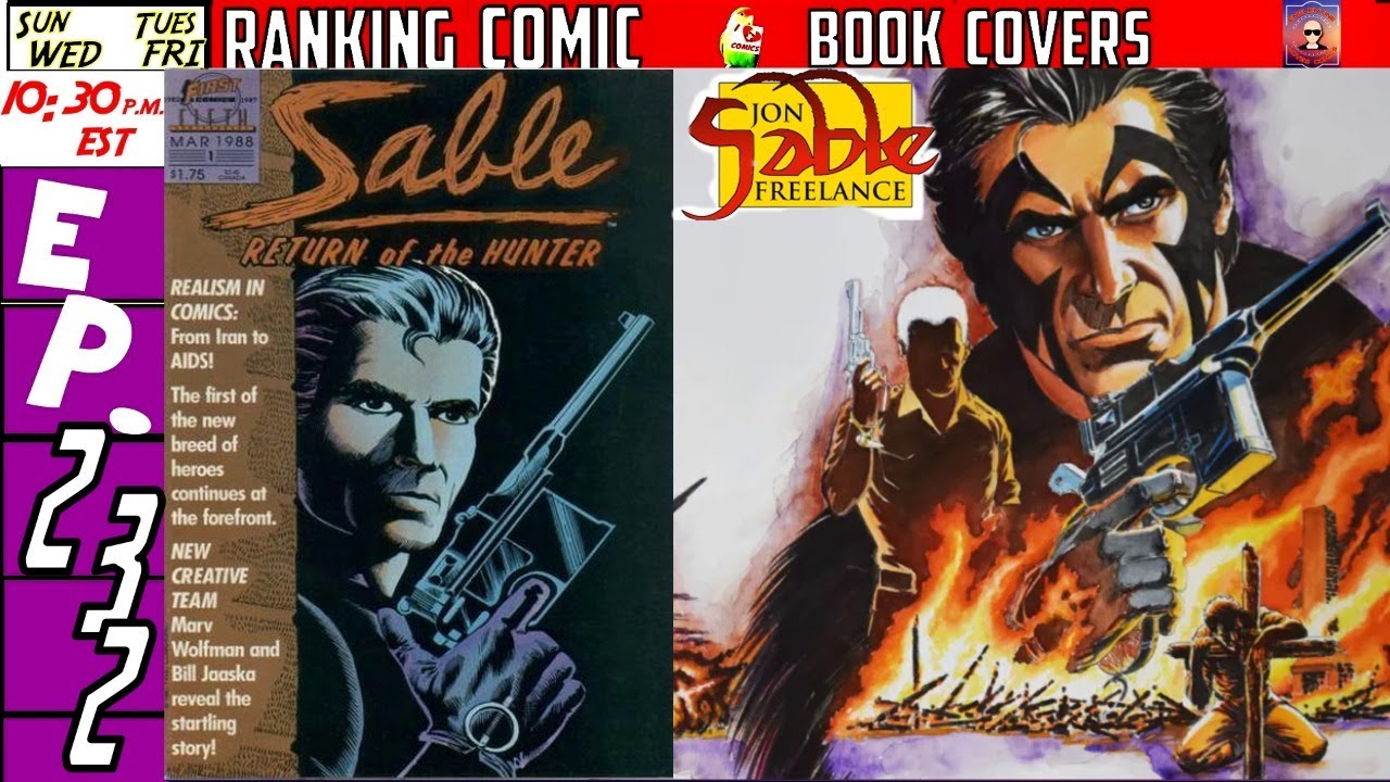 Ranking Mike Grell JON SABLE Comic Book Covers - YouTube