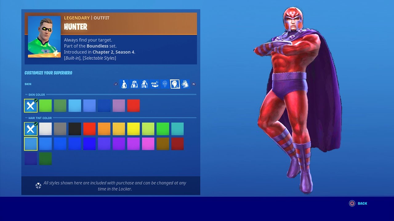 How To Make X MEN Magneto Skin NOW FREE In Fortnite (Unlock Super Hero ...