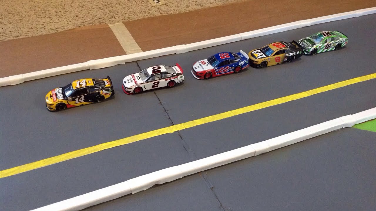 Nascar Stop Motion: If Super-speedways removed the yellow line rule ...