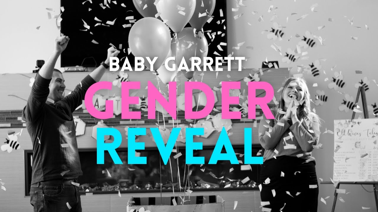 BABY GARRETT GENDER REVEAL!!! - YouTube