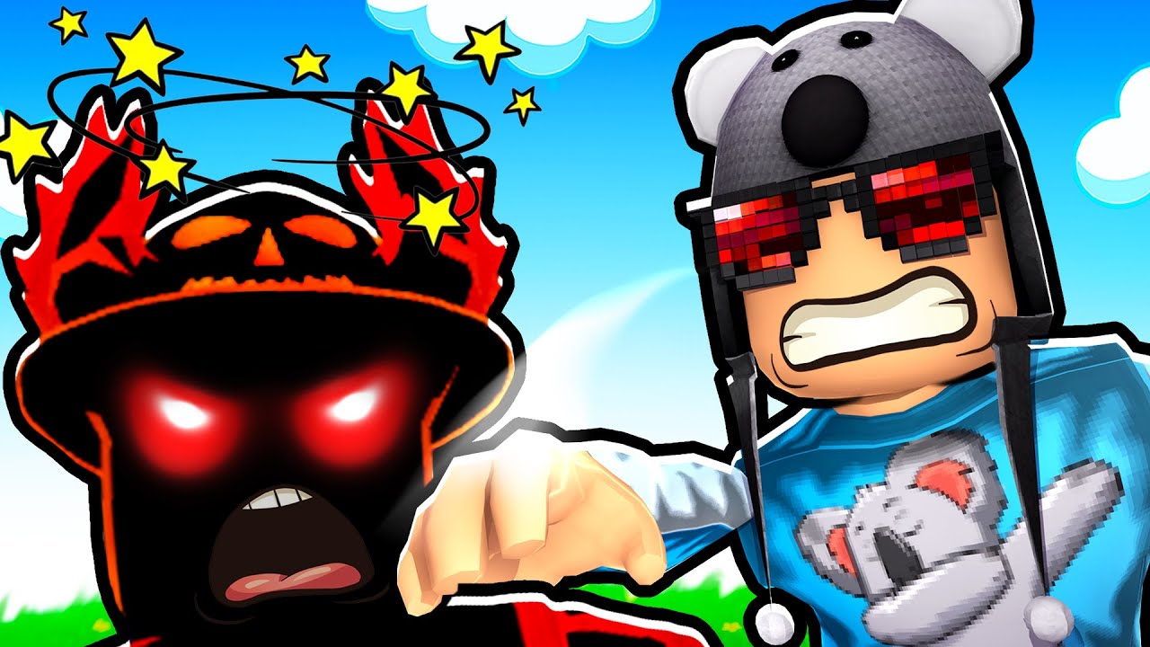 KOALA VS DEMON FINAL BOSS in ROBLOX KNOCKOUT SIMULATOR - YouTube