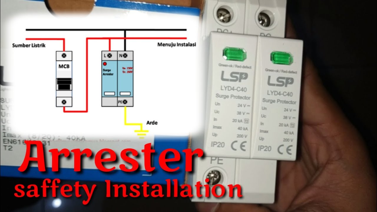 Arrester DC Surge Protection - YouTube
