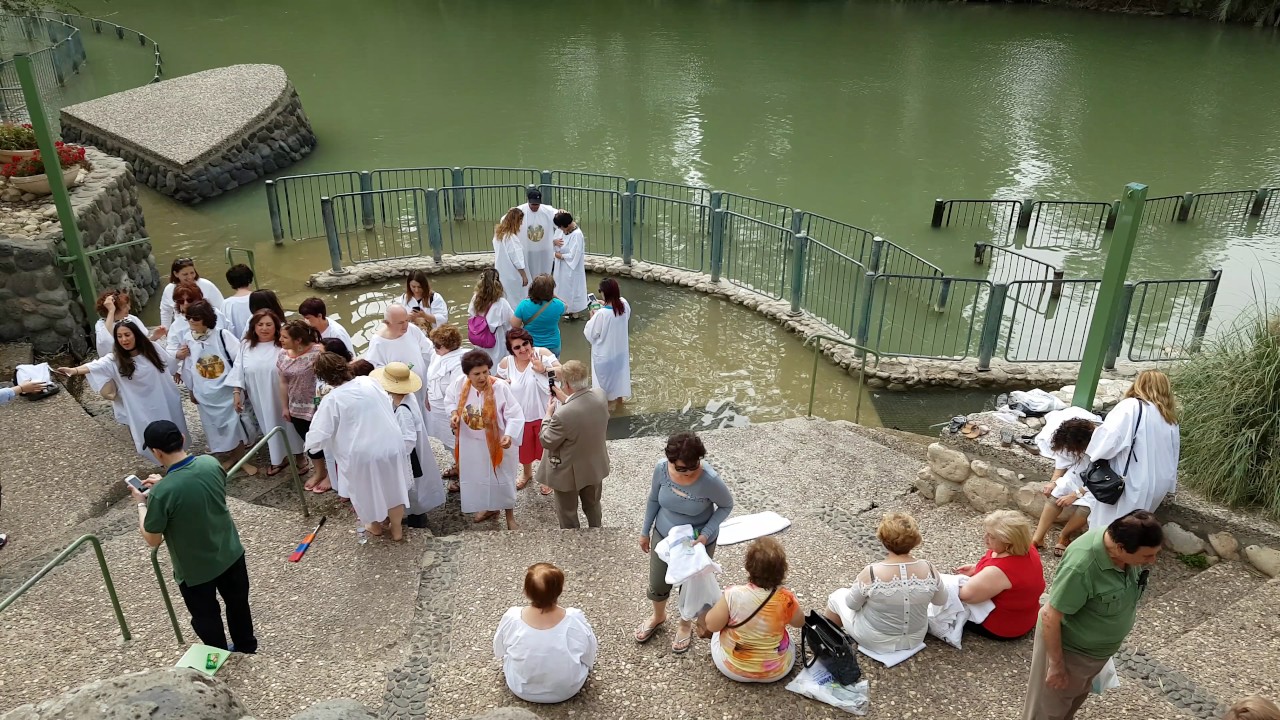 Baptisms in the Jordan River - YouTube