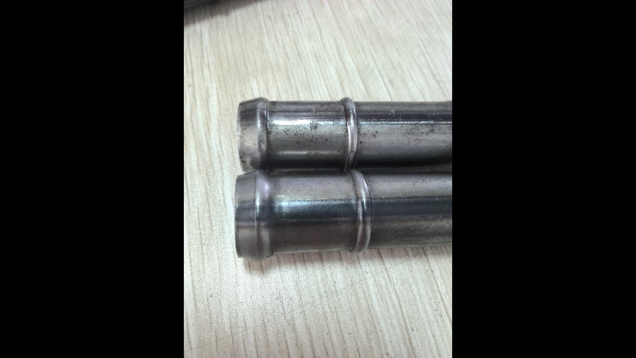 HIPPO tube beading machine, double bead, tube end forming - YouTube
