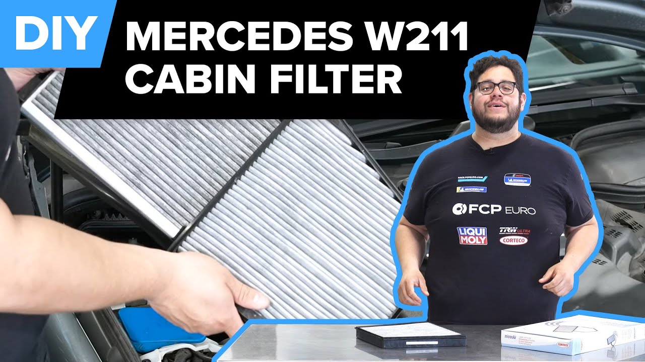 Mercedes E63 AMG Cabin Air Filter Replacement DIY (Mercedes W211 E55 ...