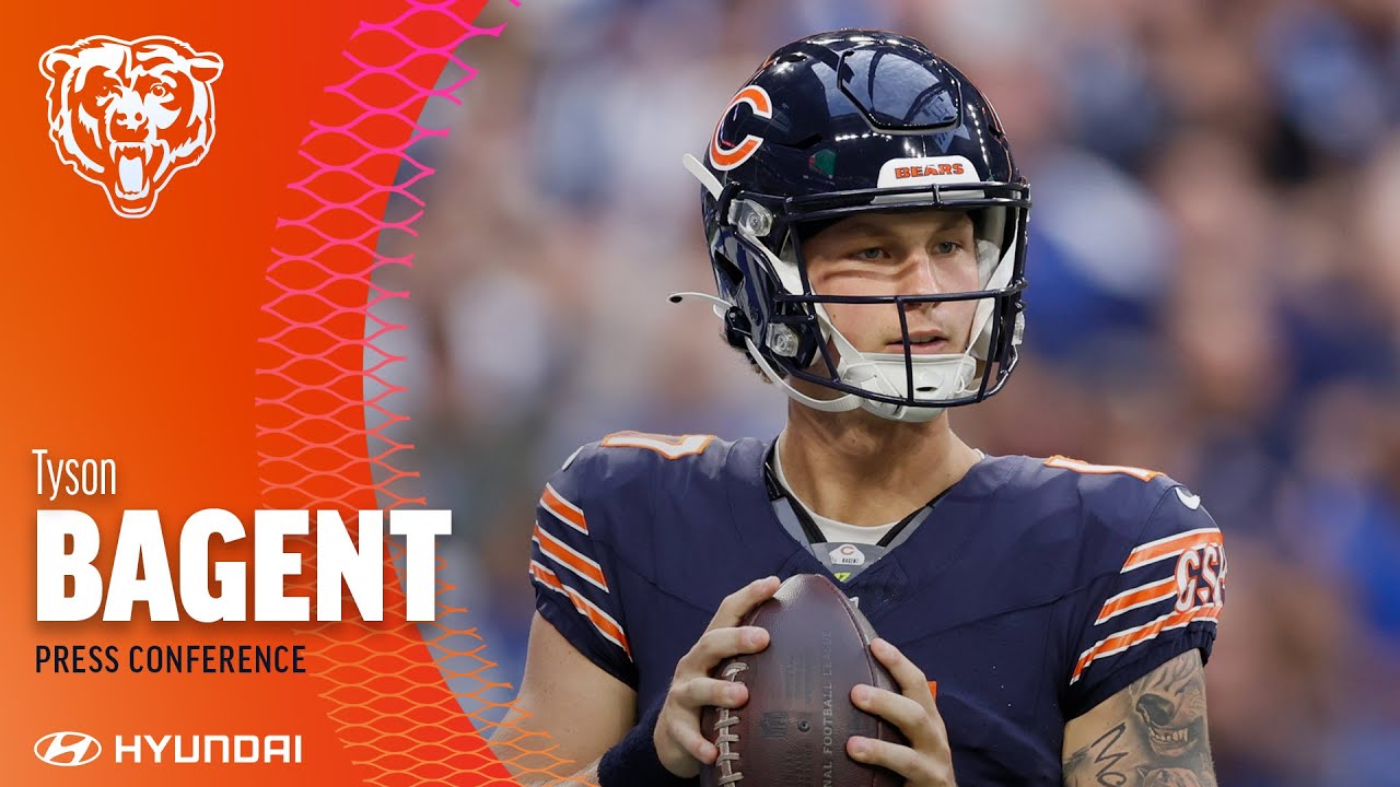 Tyson Bagent on performance against Colts | Chicago Bears - YouTube