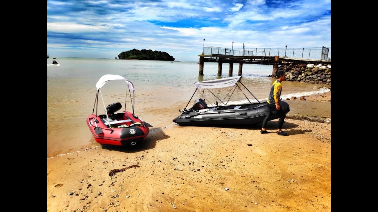 Sesi ujian Inflatable Boat / Bot getah / Bot Angin. Inflatable Boat ...