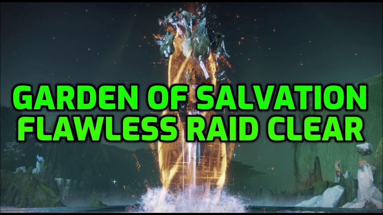 Flawless Garden of Salvation Raid Completion w/ Math Class | Destiny 2 ...