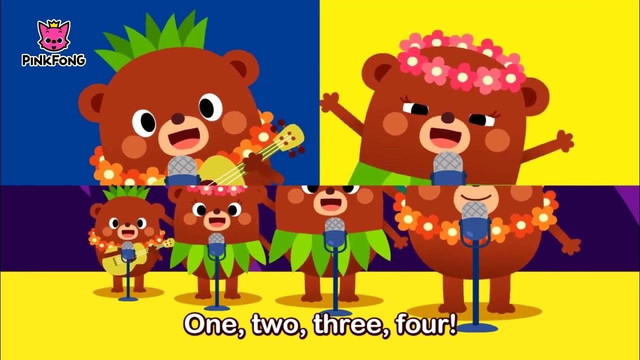 Four Bears Number Songs PINKFONG Songs for Children - YouTube