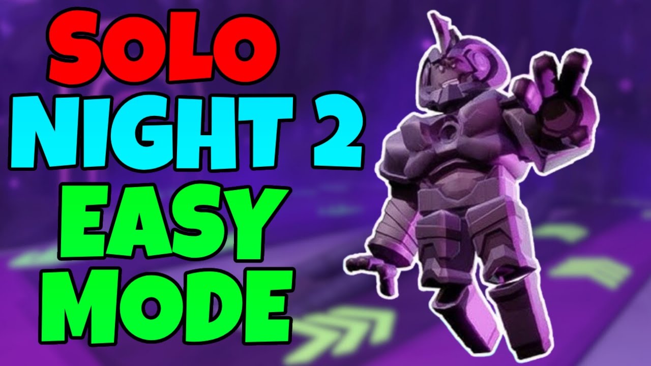 SOLO NIGHT 2 EASY MODE TRIUMPH + GUIDE | TDS Tower Defense Simulator ...
