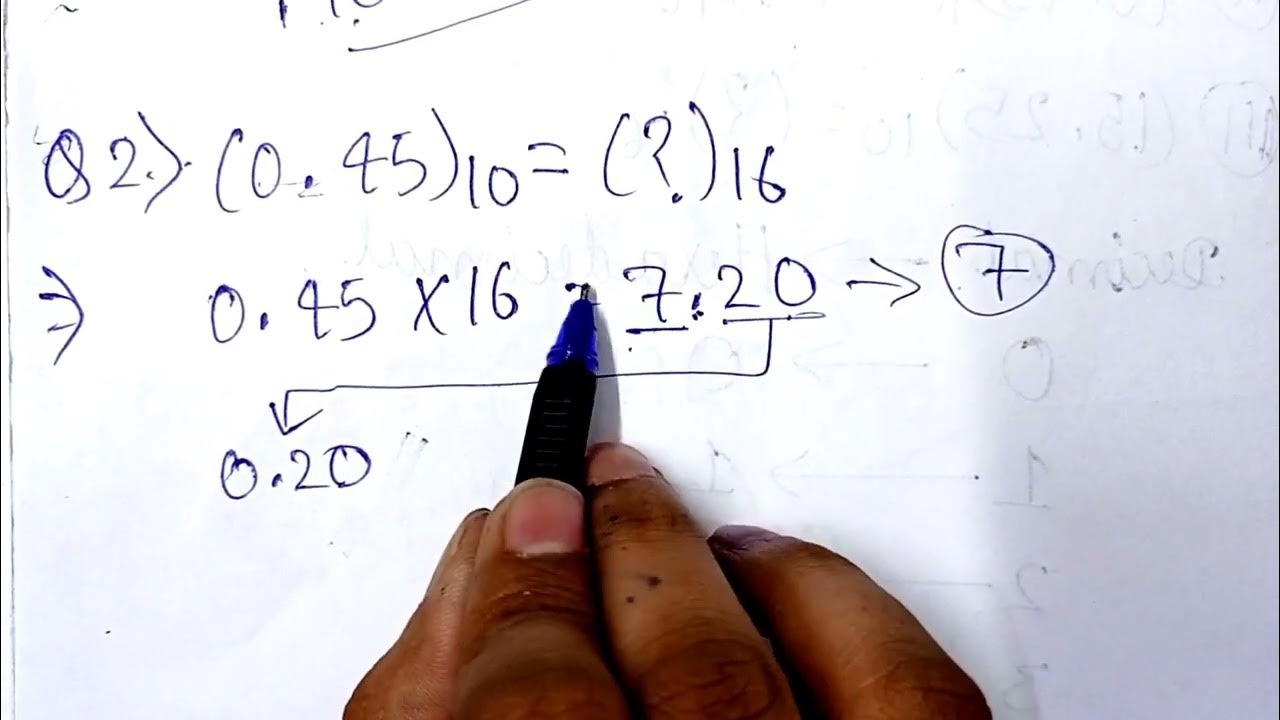 Decimal to Hexadecimal Number Conversion | Number System Conversions - YouTube