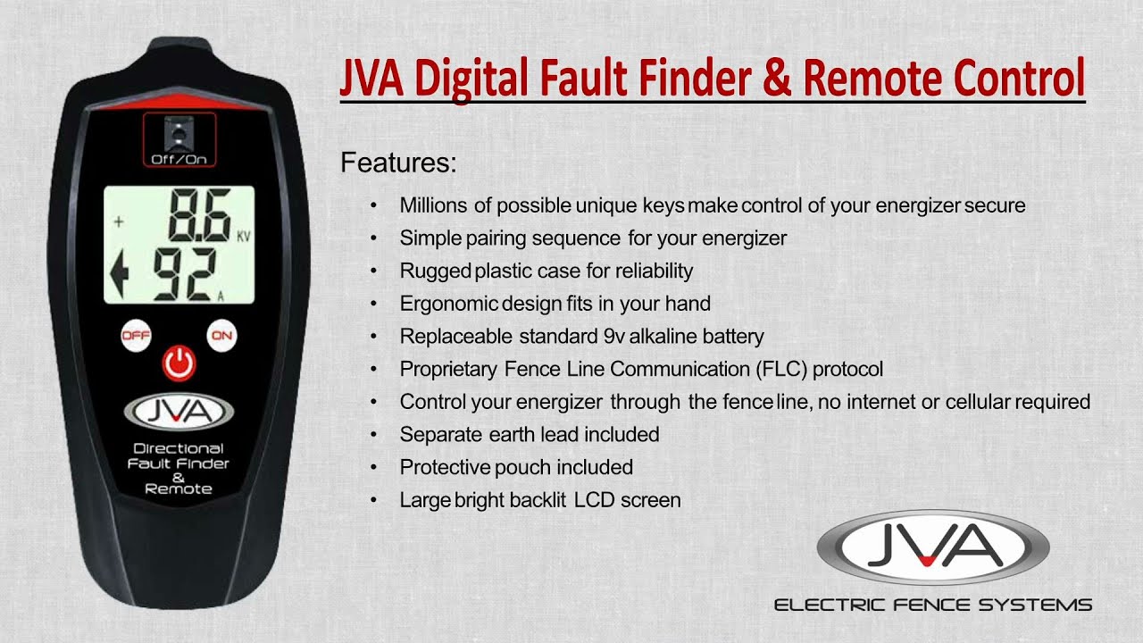JVA Digital Fault Finder & Remote Control - YouTube