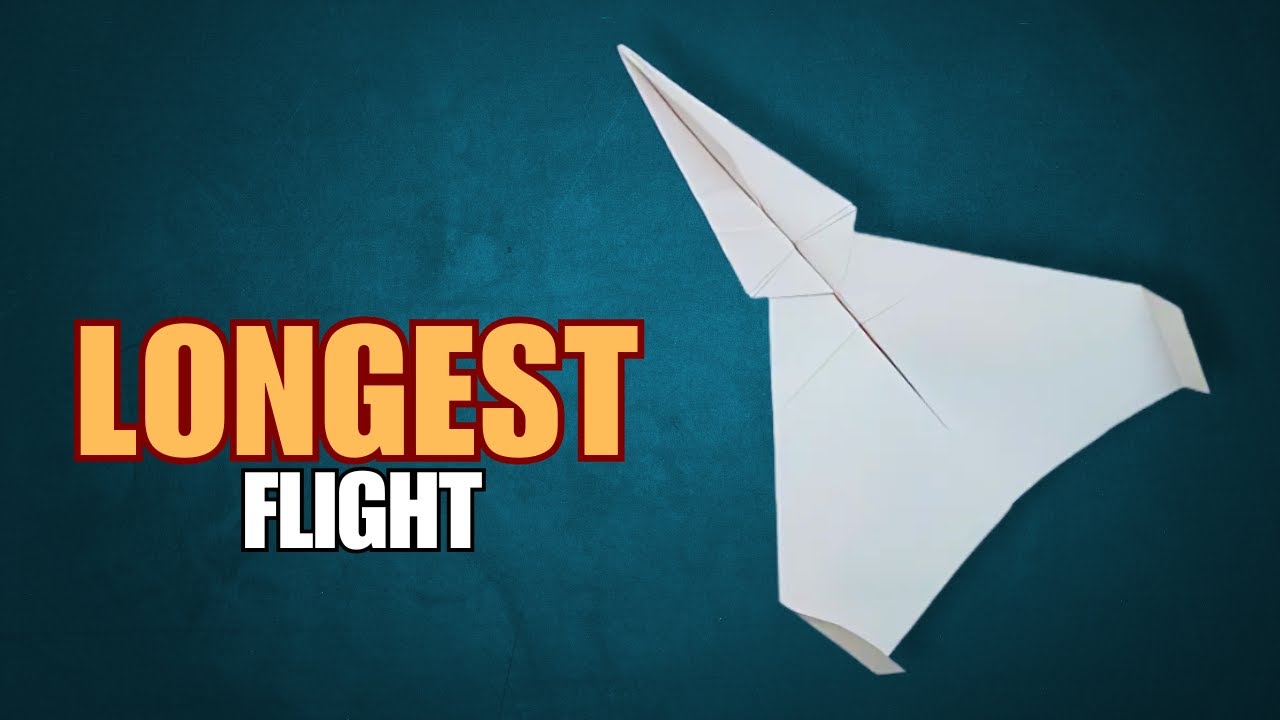 How to Fold the World Record Paper Plane - World Record Paper Airplane ...
