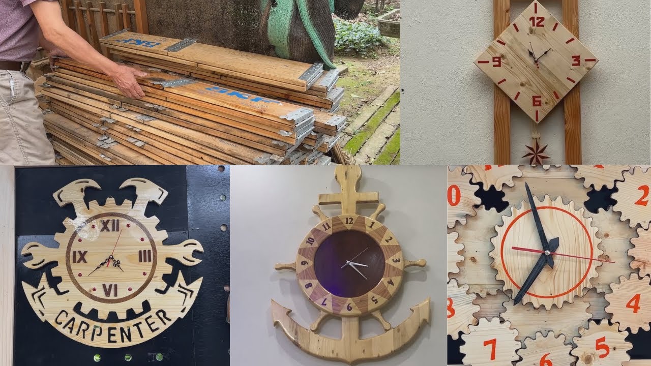 Minimalist Designs Bring Natural And Simple Beauty // Unique Wall Clock ...