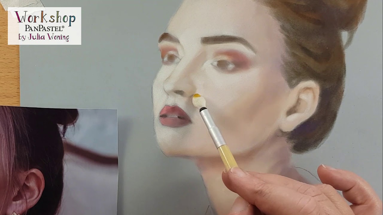 Panpastel Portrait FAST by Julia Woning - YouTube