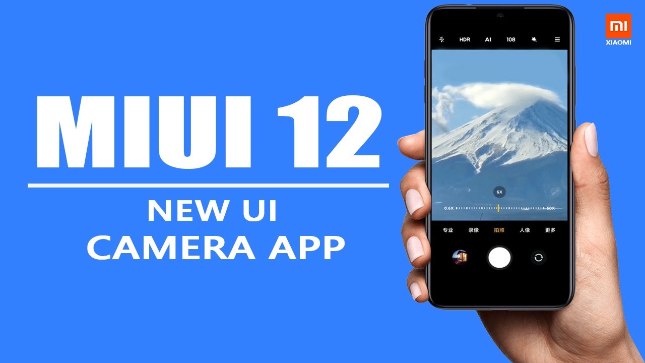 MIUI 12 New Camera App UI & MIUI 12 New Camera Animations - YouTube
