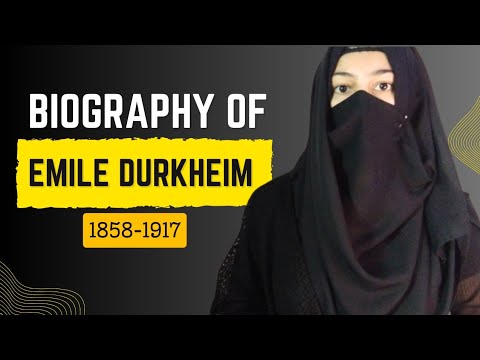 Biography of Emile Durkheim (1858-1917) || French sociologist ...