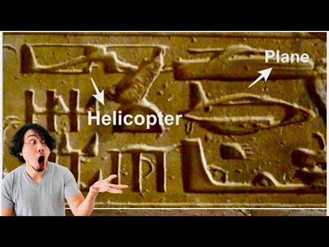 Helicopter hieroglyphs Mystery | Ancient Egyptian Helicopter - YouTube