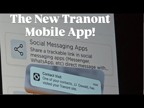 Walkthrough of the new Tranont Mobile App! - YouTube