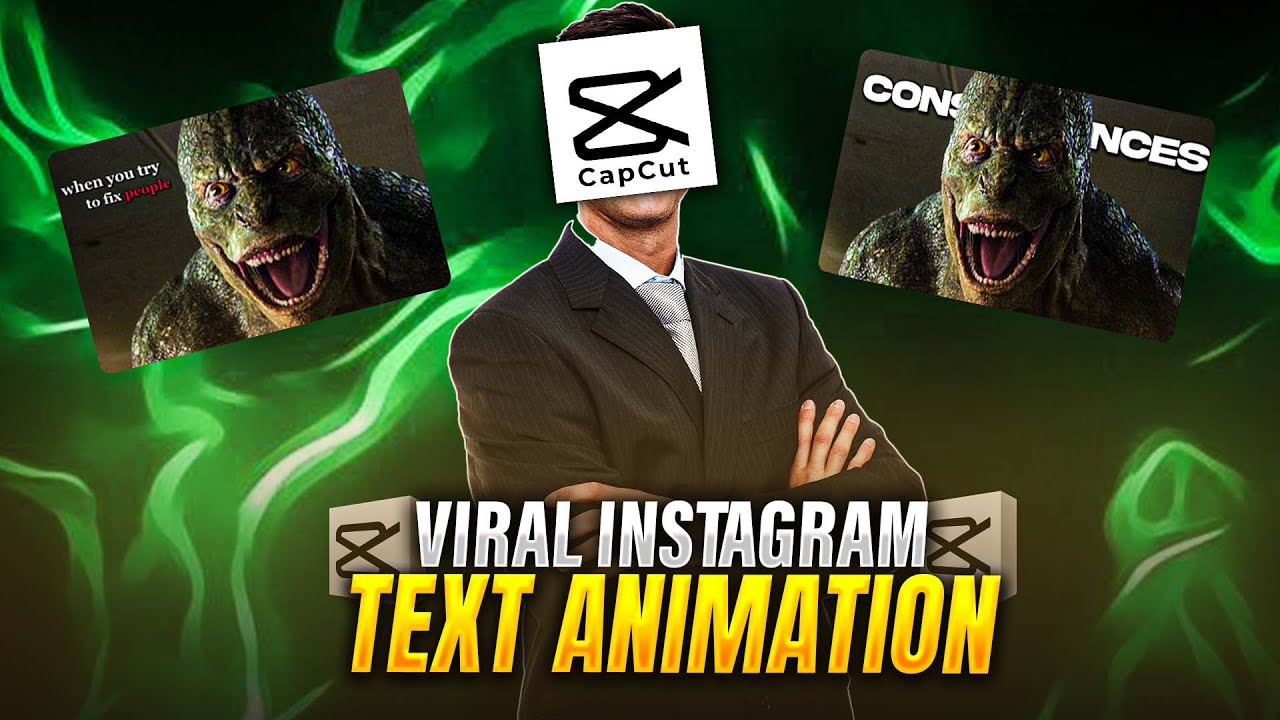How To Create Viral Instagram Text Animation In CapCut PC | CapCut PC Tutorial | Usman Explains ...