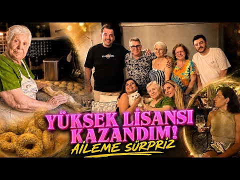 Almanya`da yüksek lisansa hak kazandımmm! I Aileme Sürpriz I Türkiye Vlog 1