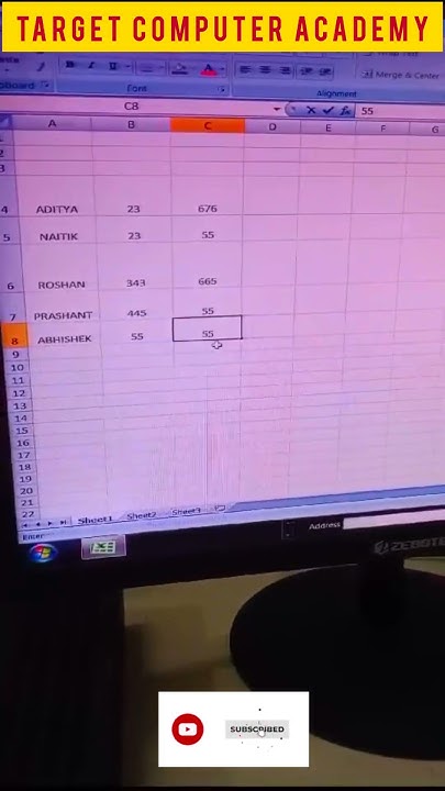 Autofit Rows and Columns in Excel #tips #tricks #viral #computer #excel ...