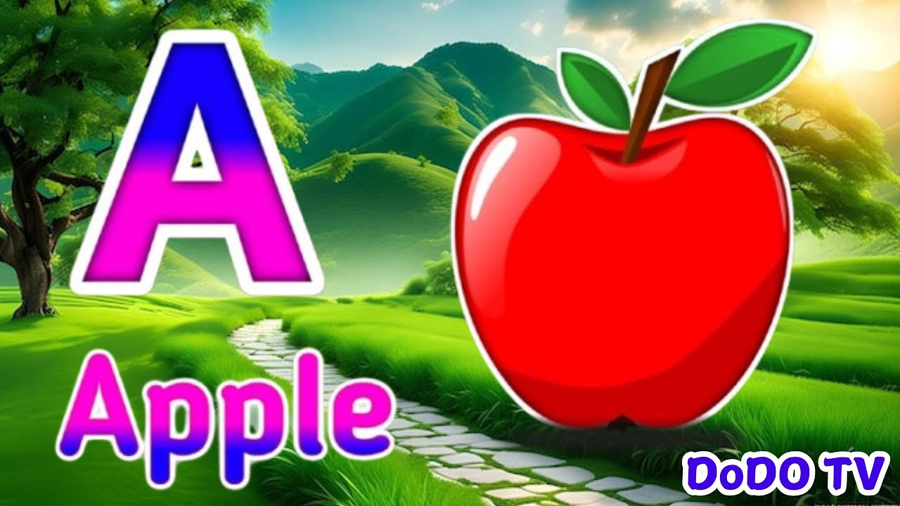 Phonics Song 2 with Two words in 3d - A for airplane - ABC Alphabet ...