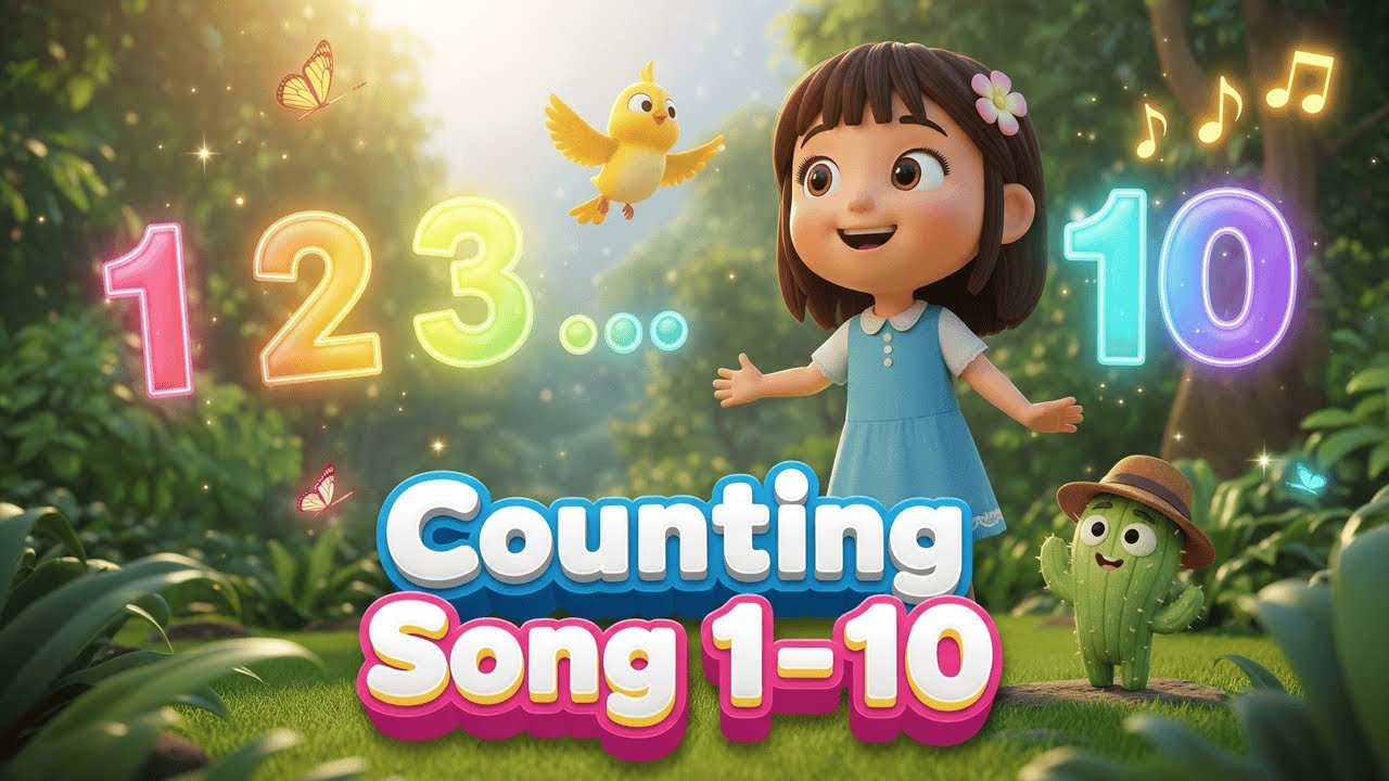 Number song 1-10 for children | Counting Song for Kids | Tisha’s ...