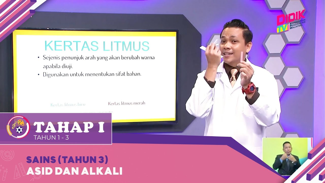 Tahap I (2022) | Sains (Tahun 3): Asid dan Alkali - YouTube
