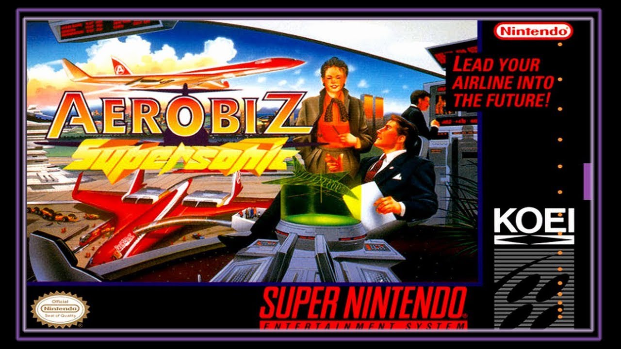 SNES Super Side Quest - Game # 97 - Aerobiz Supersonic [1/2] - YouTube