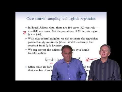 Statistical Learning: 4.4 Logistic Regression Case Control Sampling and Multiclass - YouTube