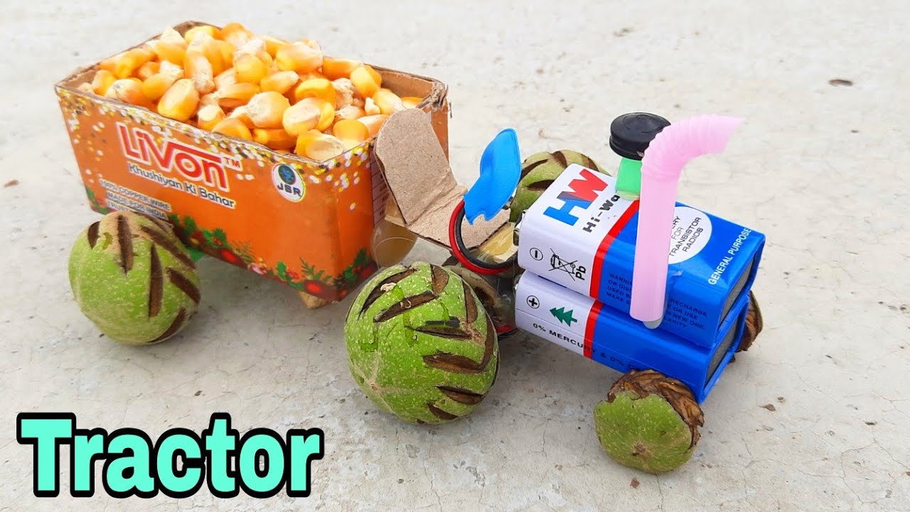 How to Make Tractor at Home Easy - YouTube