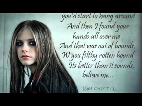 Avril Lavigne- Get Over It (Lyrics) - YouTube