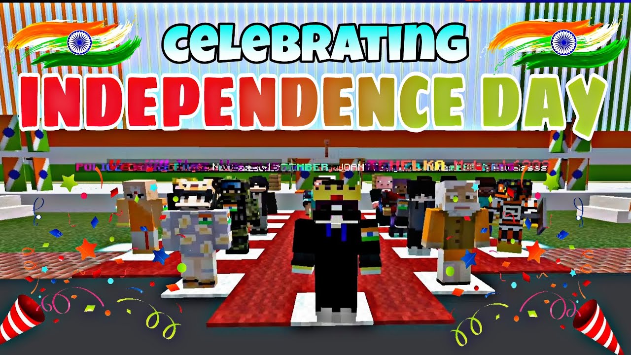 🎉 Celebrating 78th Independence Day 🎉 || Minecraft Smp #minecraftlive # ...