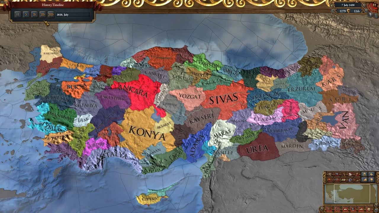 Turkey Universalis: Beta Timelapse (2020-3450) - Europa Universalis IV ...